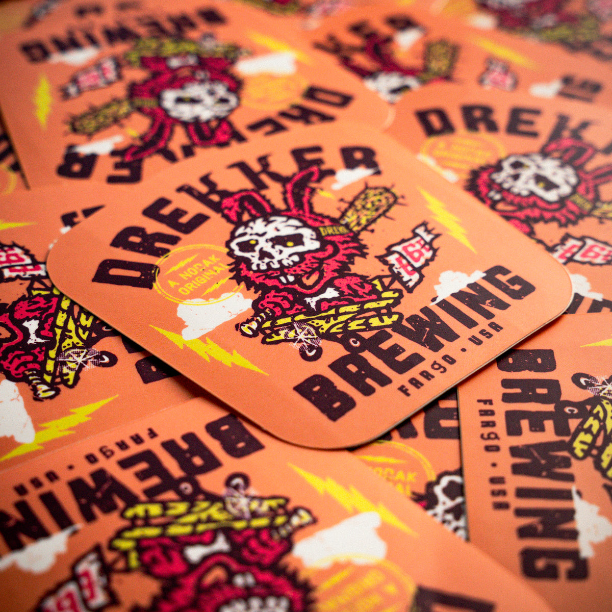 Rollover Rabbit Sticker – Drekker Brewing Company